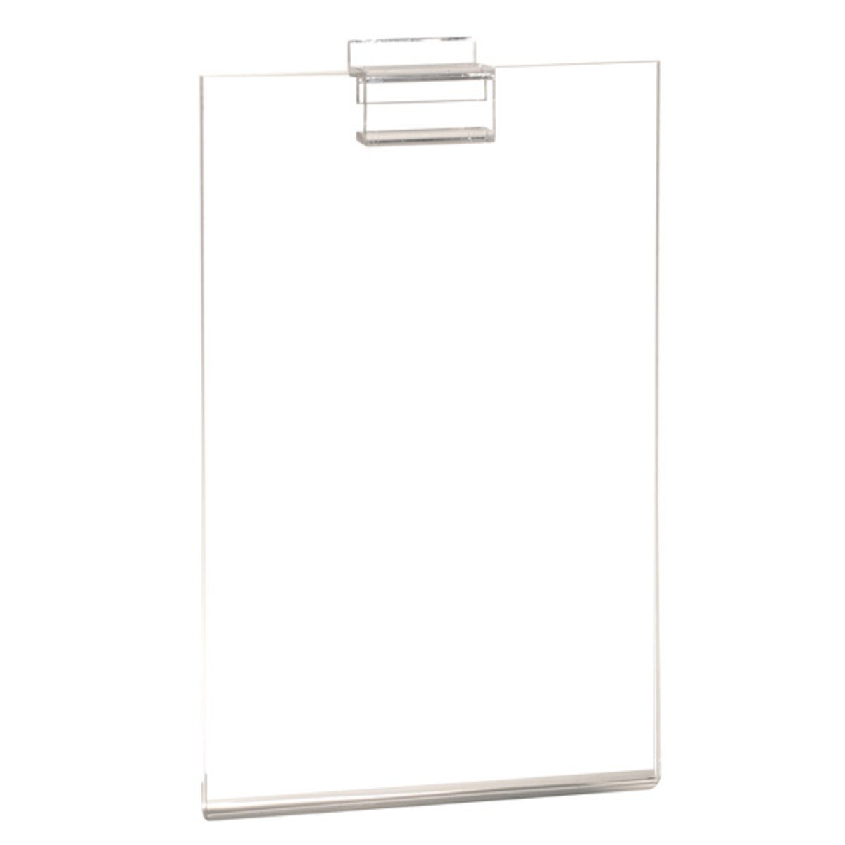 Acrylic Signholder - Universal Bracket - 7" x 11" – Omaha Fixture