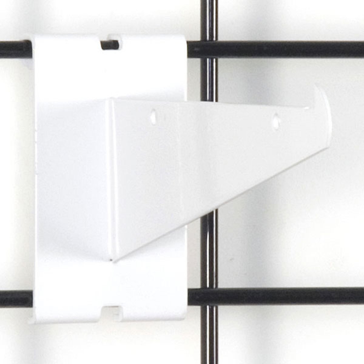 Gridwall Shelf Bracket 6" - White - 25/Carton – Omaha Fixture