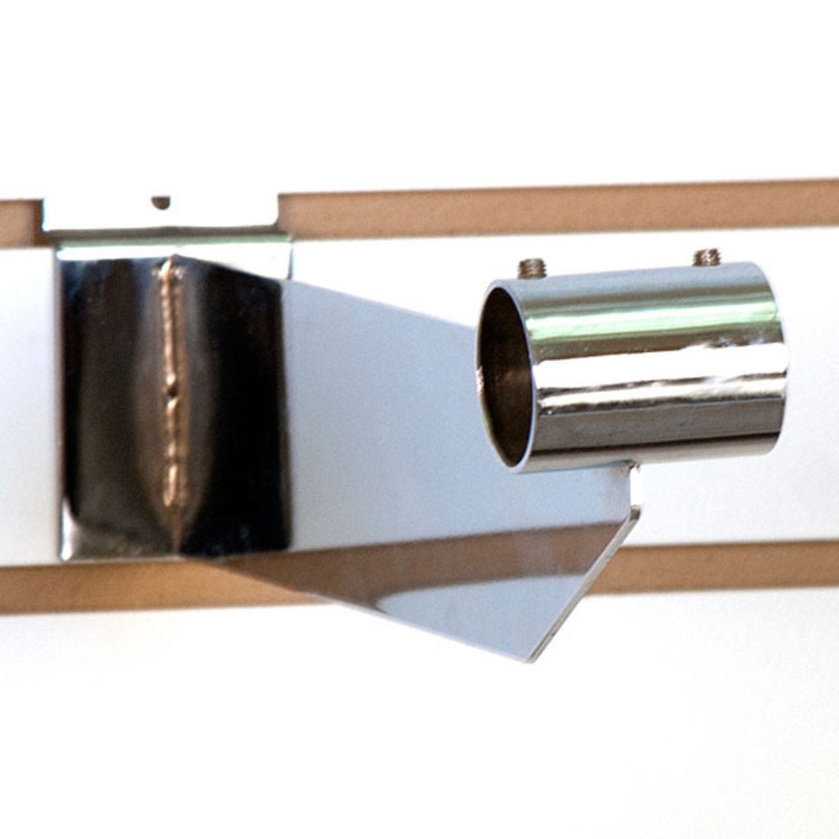 Slatwall Hangrail Faceout - 12" - 1-1/4" round tube - Chrome – Omaha ...