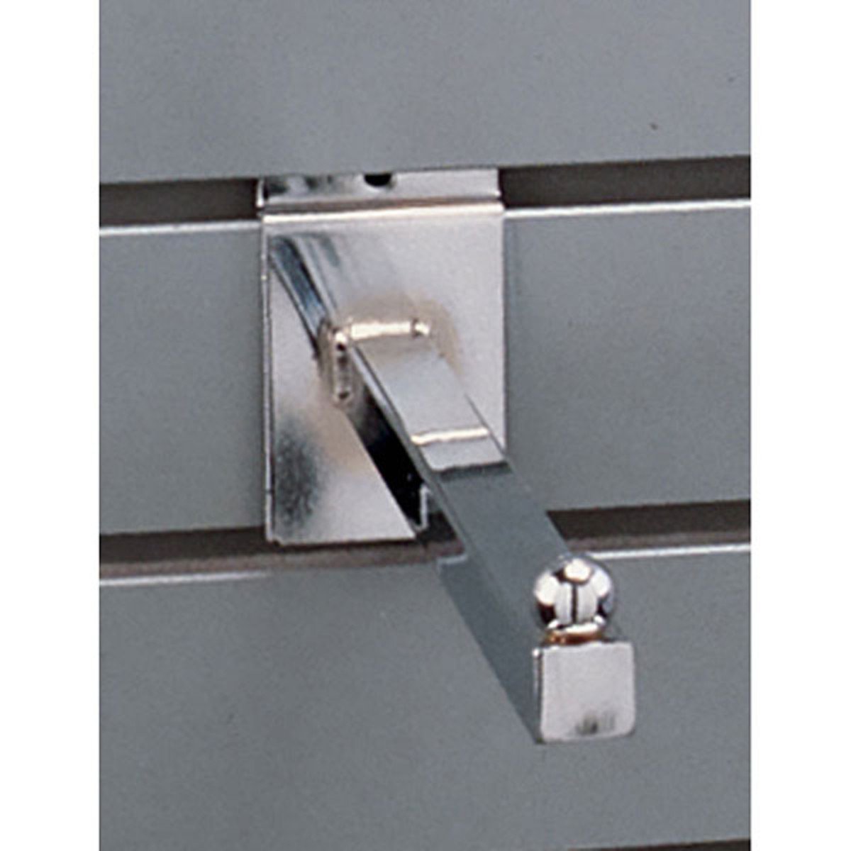 Square Slatwall Faceout - 12" - Chrome – Omaha Fixture