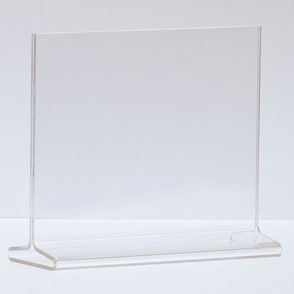 Top Load Acrylic Sign Holder - Horizontal - 7" x 5-1/2" – Omaha Fixture